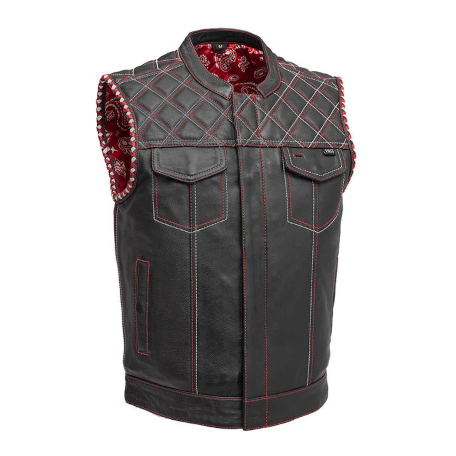 Motorbike Handmade Leather Vest – Decor Hut